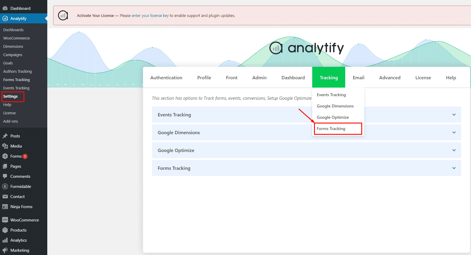 Get Started With the Forms Tracking Addon - Analytify