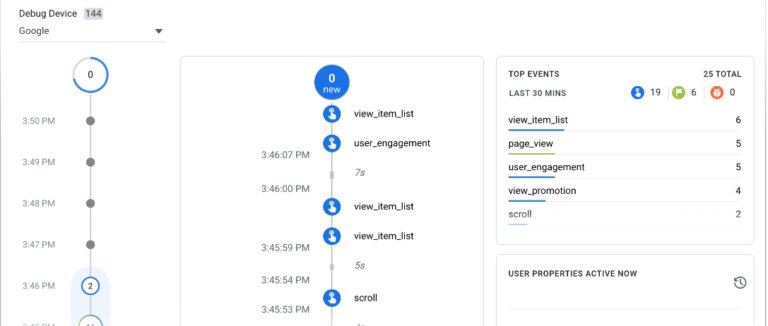 Understanding GA4 DebugView (Google Analytics 4)