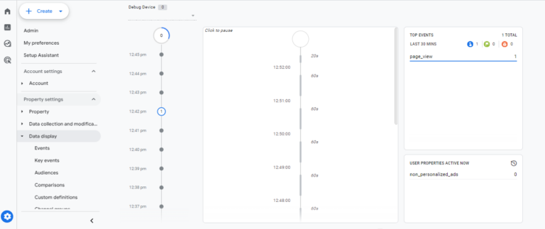 Understanding GA4 DebugView (Google Analytics 4)